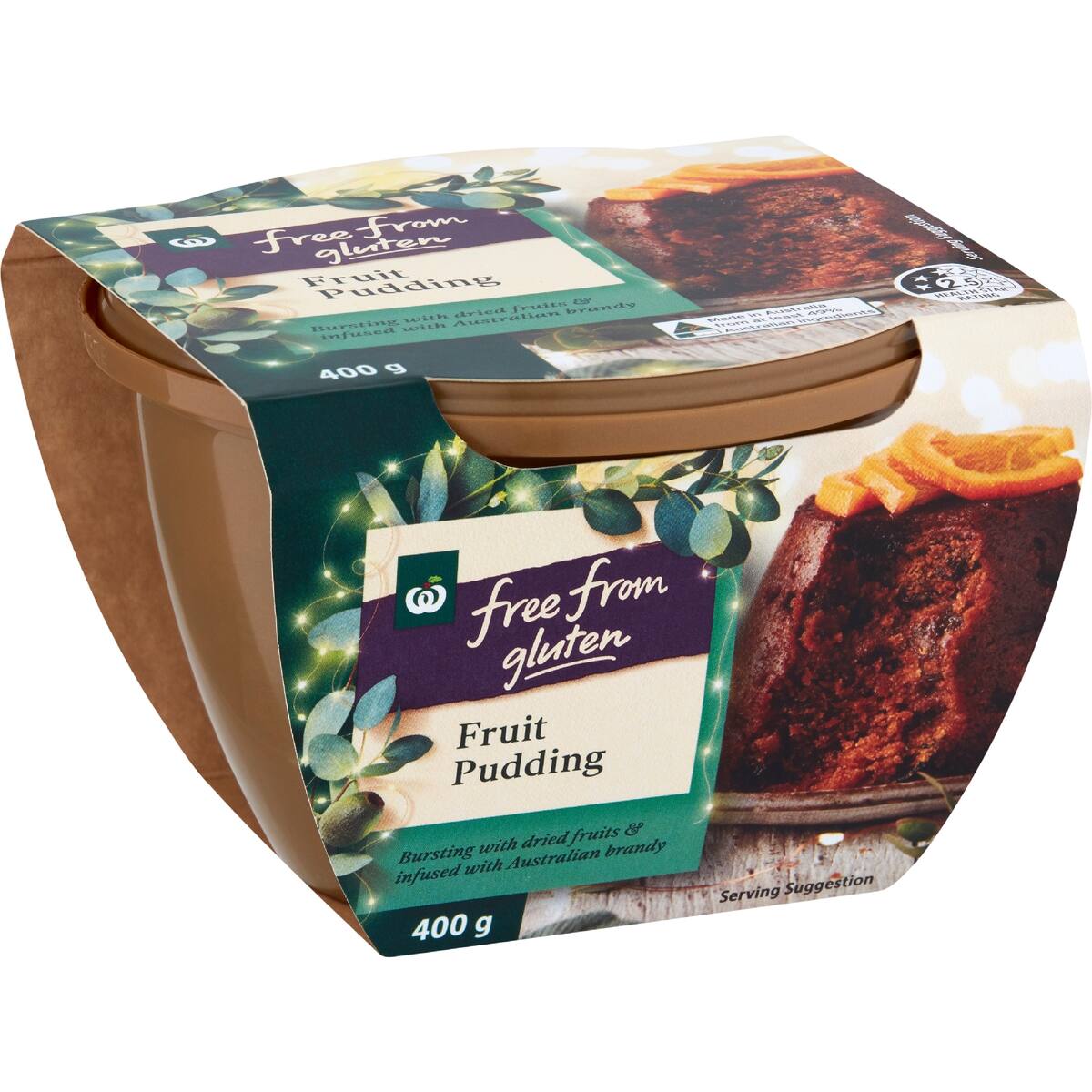 Woolworths Free From Gluten Fruit Pudding -400g | bunch