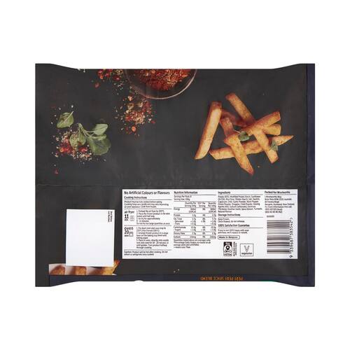 Woolworths Straight Cut Peri Peri Chips 600g | bunch