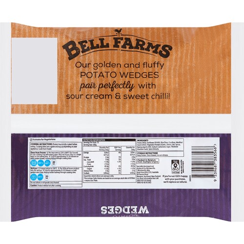 Bell Farms Potato Wedges 750g | bunch