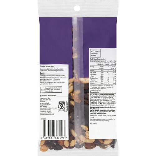 Woolworths Nutty Berrylicious Choc Mix 280g | bunch