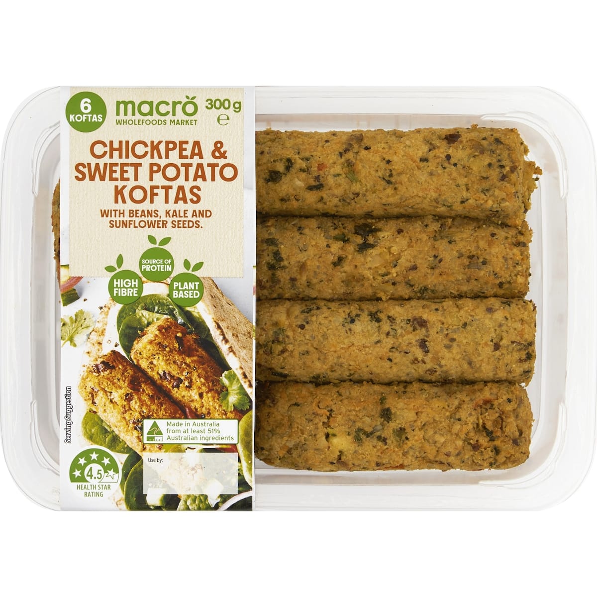 Macro Chickpea & Sweet Potato Koftas 6 pack | bunch