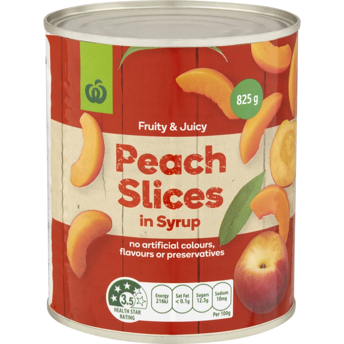 Woolworths Peach Slices In Syrup 825g | bunch