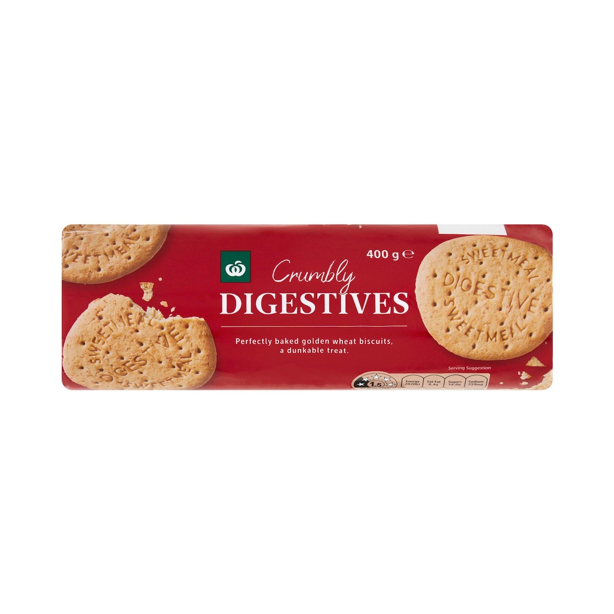 Woolworths Plain Digestives 400g | bunch