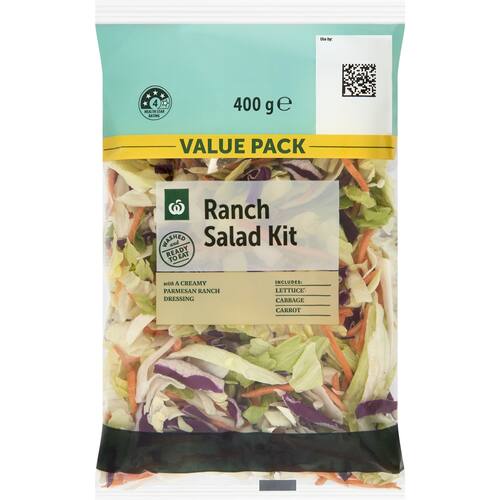 Woolworths Ranch Salad Kit 400g | bunch
