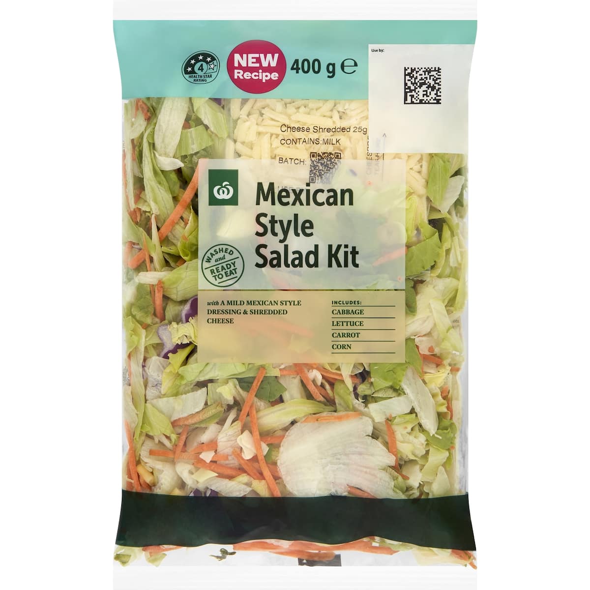 Woolworths Mexican Style Salad Kit 400g | bunch