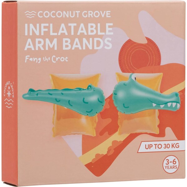 Coconut Grove Croc Inflatable Arm Bands each | Woolworths