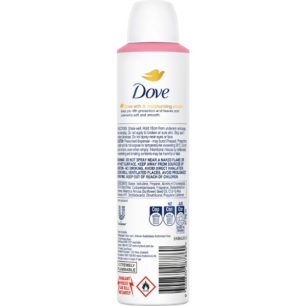 Dove Antiperspirant Deodorant Powder 48h 250 Ml | Woolworths