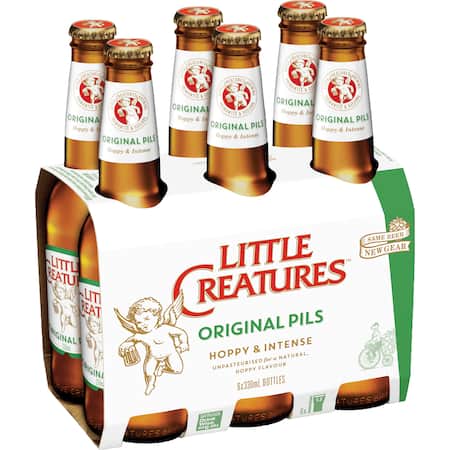 Get Little Creatures Original Pilsner Bottle 330ml x 6 Pack delivered ...