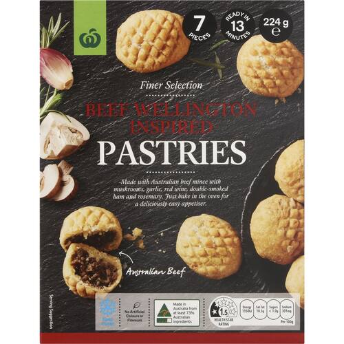 Woolworths Beef Wellington Inspired Pastries 7 pack | bunch