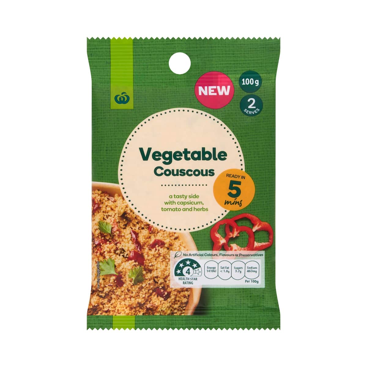 Woolworths Vegetable Couscous 100g | bunch