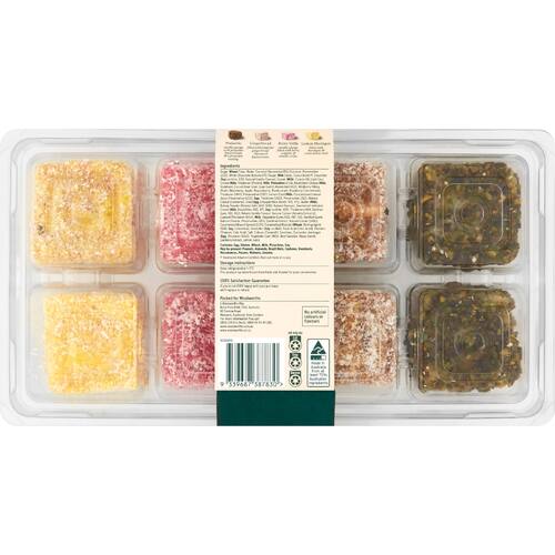 Woolworths Festive Lamington Selection Selection 8 pack | bunch