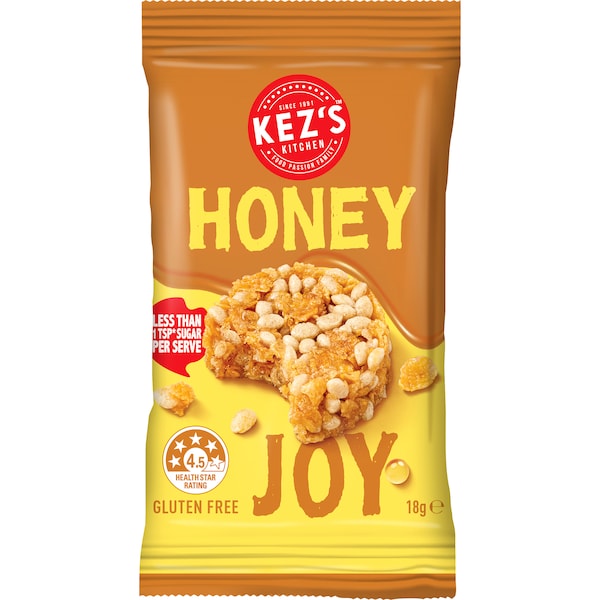 Kez's Kitchen Gluten Free Honey Joys 18g | Woolworths