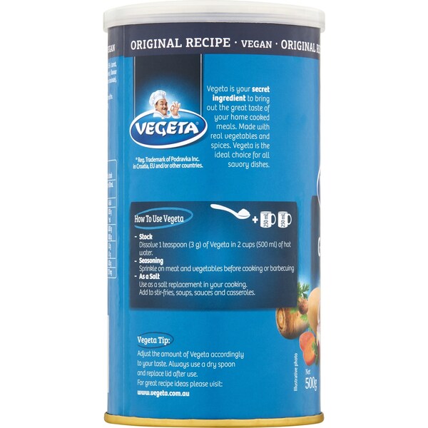 Podravka Vegeta Vegetable Gourmet Stock Powder 500g | Woolworths