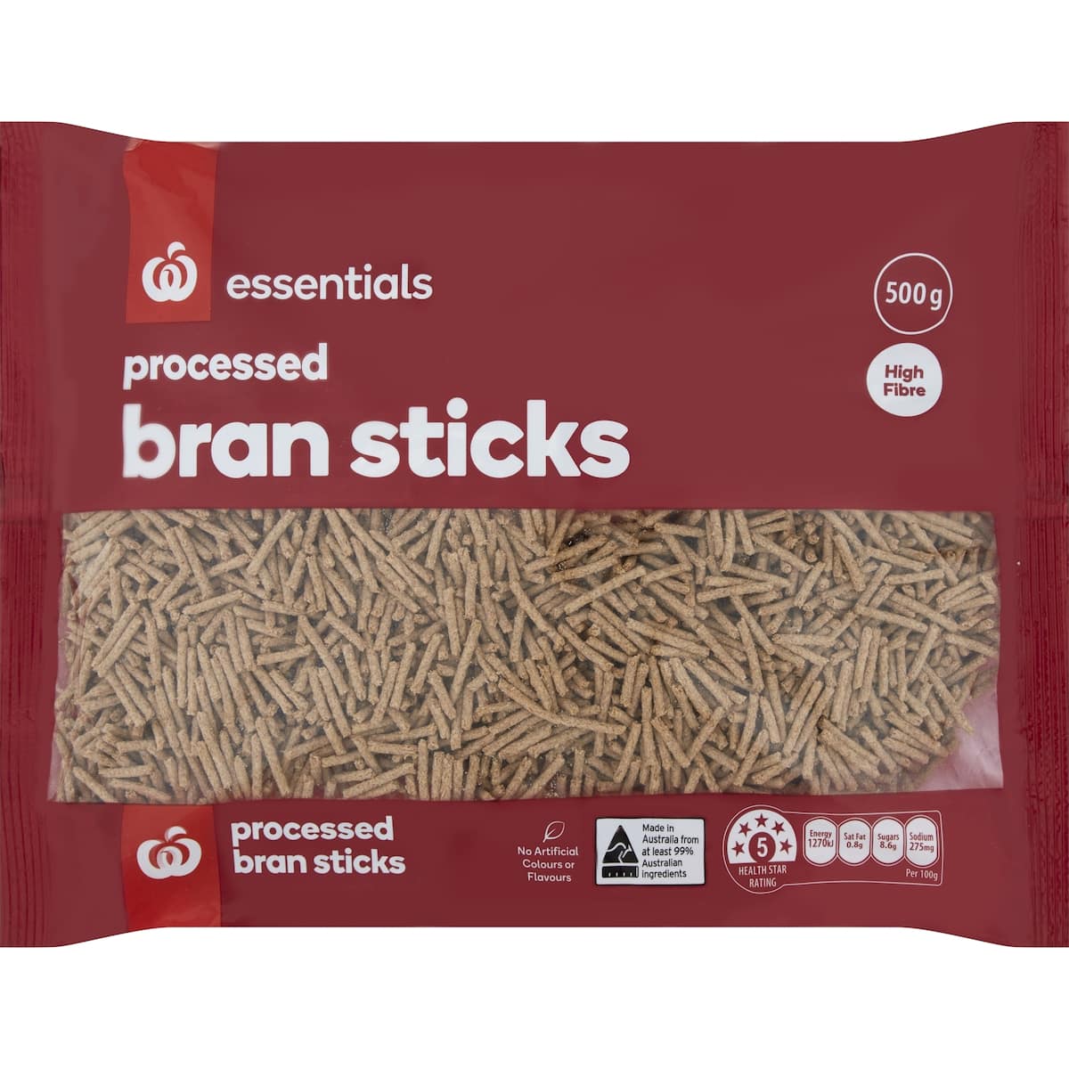 Essentials Processed Bran Sticks 500g | bunch