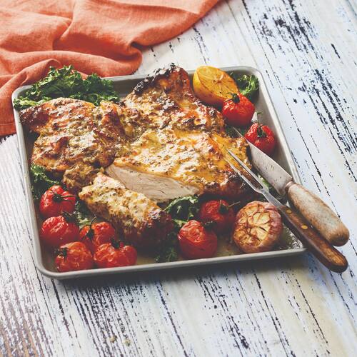 Woolworths BBQ Boneless Butterflied Chicken Greek Style 850g - 1.25kg ...