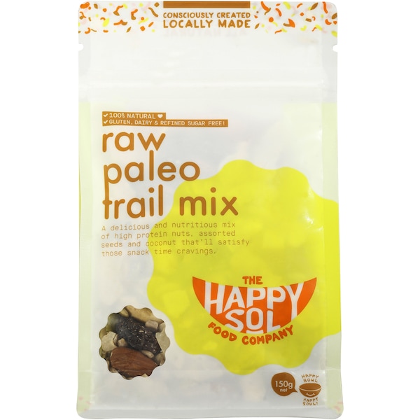 The Happy Sol Food Company Paleo Raw Trail Mix 150g | Woolworths