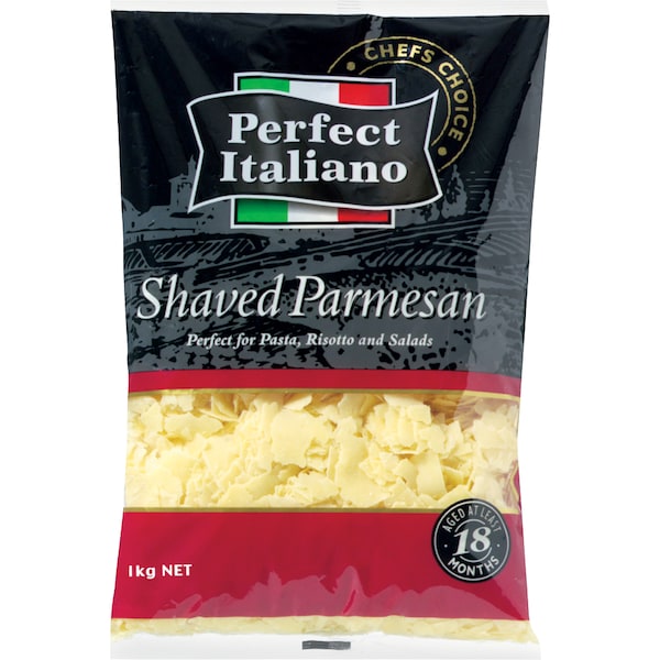 Perfect Italiano Shaved Parmesan Cheese 1kg | Woolworths