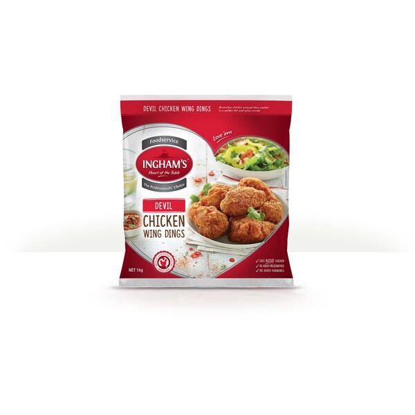 Ingham's Devil Chicken Wing Dings 1kg | Woolworths