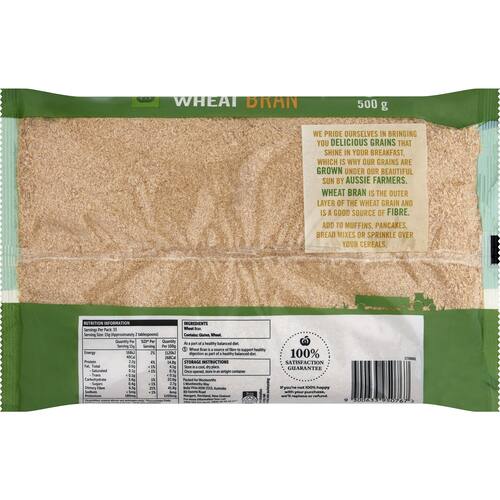 Woolworths Natural Bran 500g | bunch