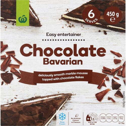 Woolworths Chocolate Bavarian 450g | bunch