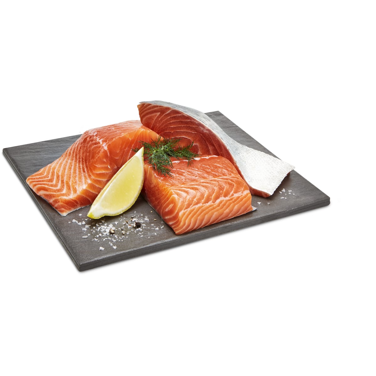 Woolworths Salmon Tasmanian Atlantic Fillets Skin On ( Up to 600g) | bunch