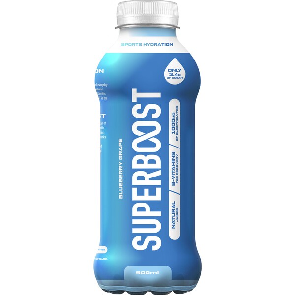 Superboost Hydration Blueberry Grape 500mL | Woolworths