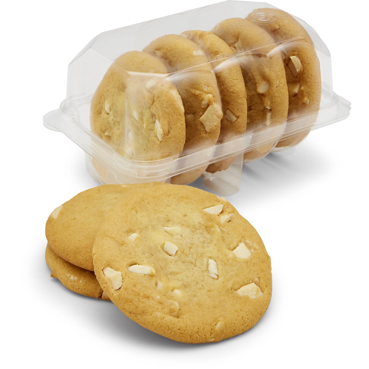 Woolworths White Chocolate & Macadamia Cookies 5 Pack | bunch