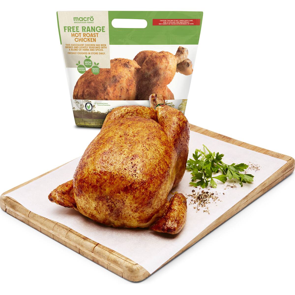 Macro Free Range Hot Roast Chicken | bunch