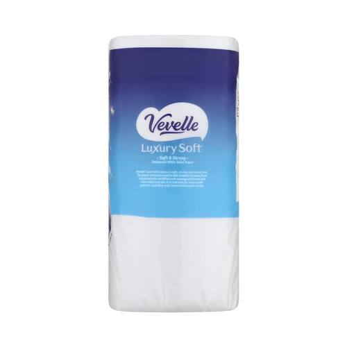 Vevelle Luxury Soft Toilet Tissue 3ply 4 pack | bunch