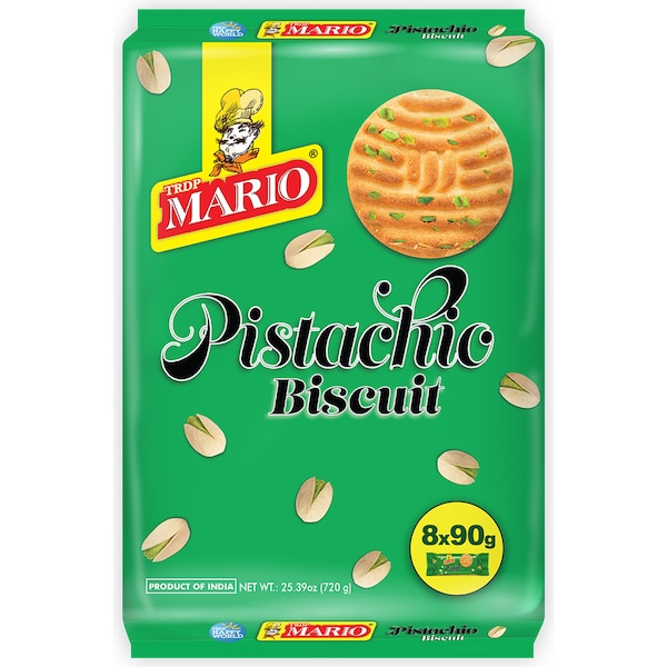 Mario Pistachio Biscuits 90g x 8 pack | Woolworths
