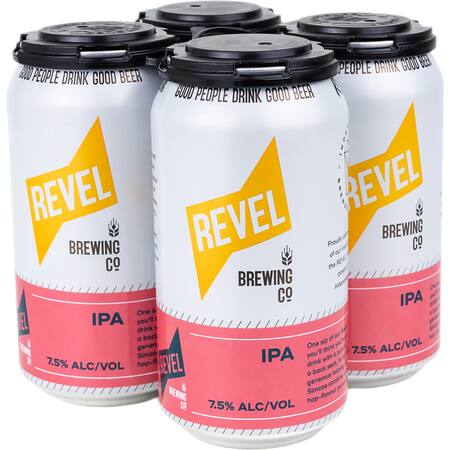 Get Revel Brewing IPA Cans 375mL x 4 pack delivered to your doorsteps ...