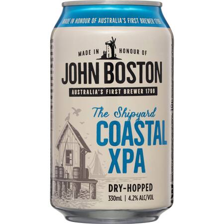 Get John Boston The Shipyard Coastal Xpa Cans 330ml x6 Pack delivered ...