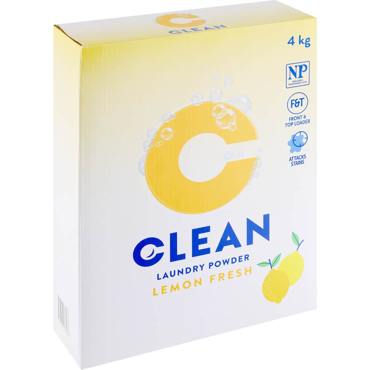 Clean Laundry Powder Concentrate 4kg Lemon | bunch