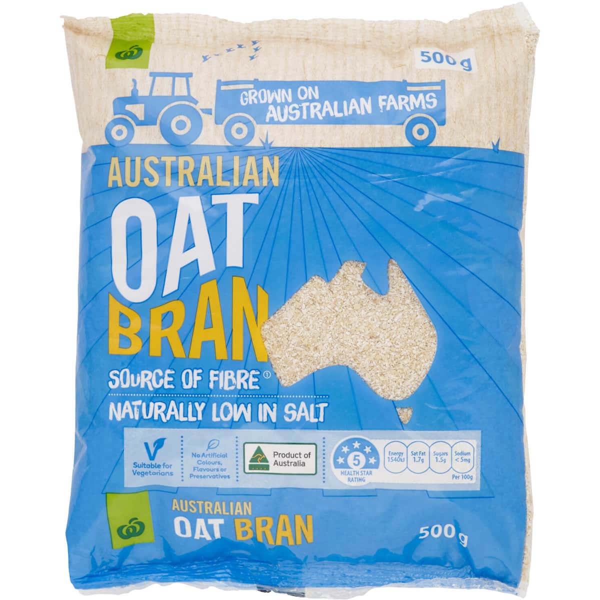 Woolworths Oat Bran 500g | bunch