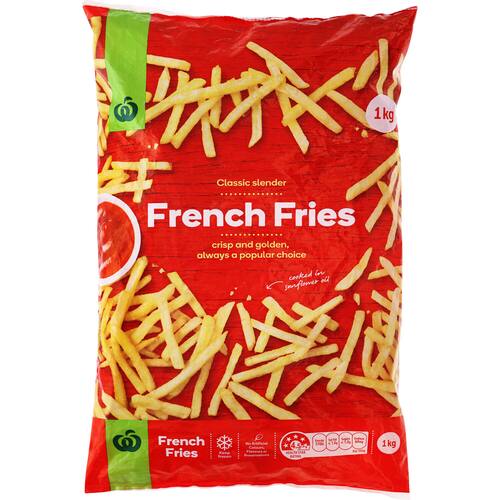 Woolworths Chips French Fries 1kg | bunch