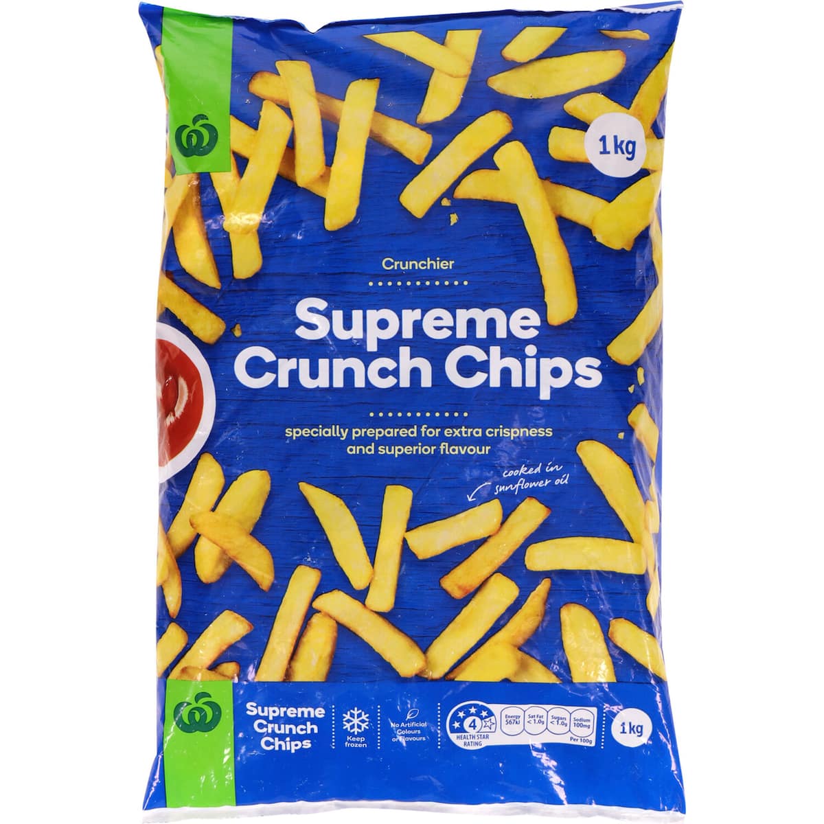 Woolworths Supreme Crunch 1kg | bunch