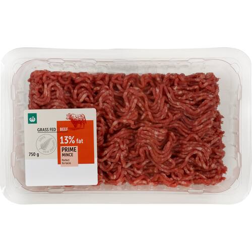 Woolworths Beef Mince 13% Fat 750g | bunch