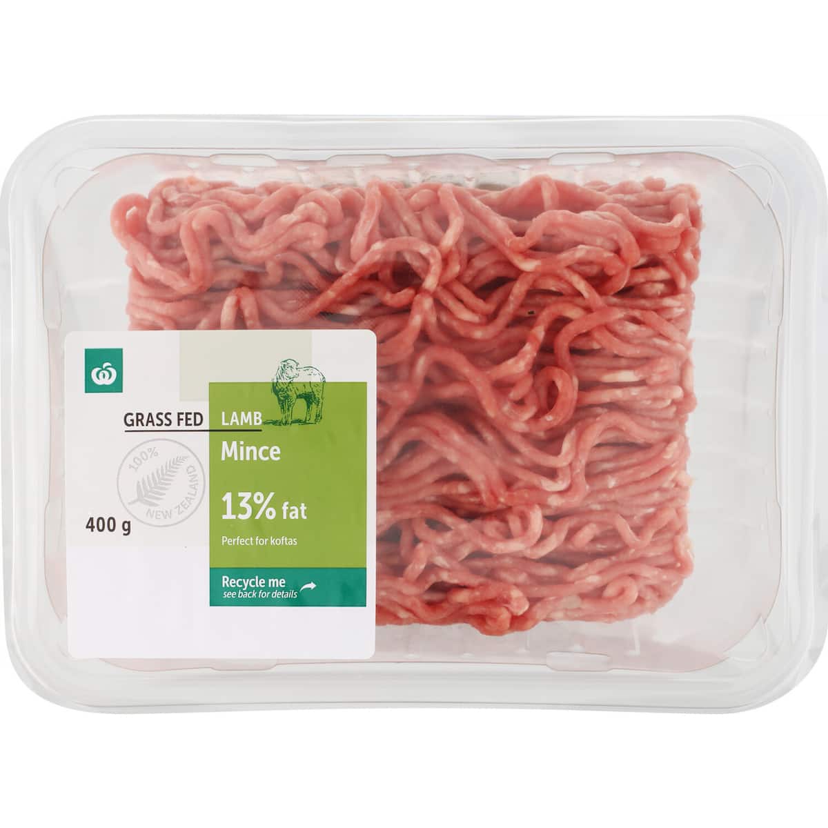 Woolworths Lamb Mince 13% Fat 400g | bunch