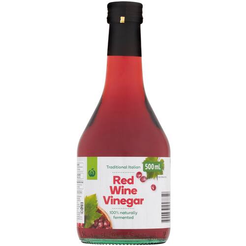 Woolworths Vinegar Red Wine 500ml | bunch