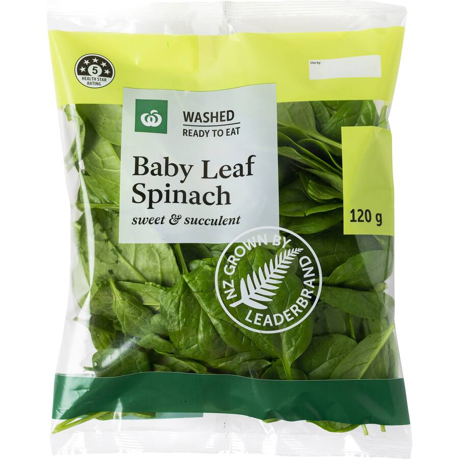 Spinach Leaves In A Bag