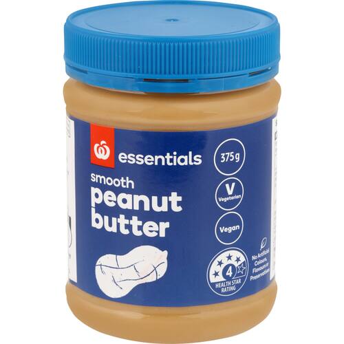Essentials Peanut Butter Smooth 375g | bunch