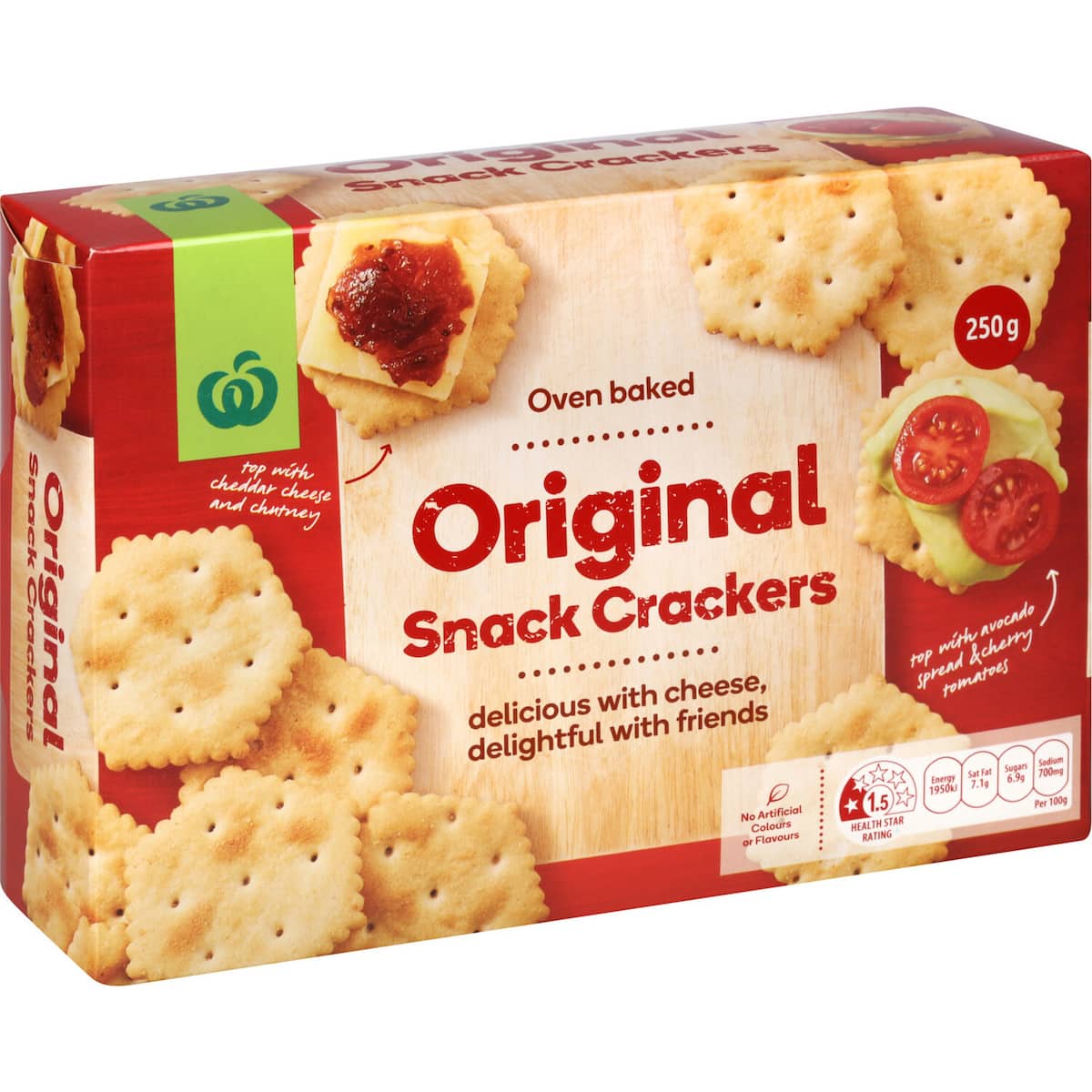Woolworths Crackers Original 250g | bunch