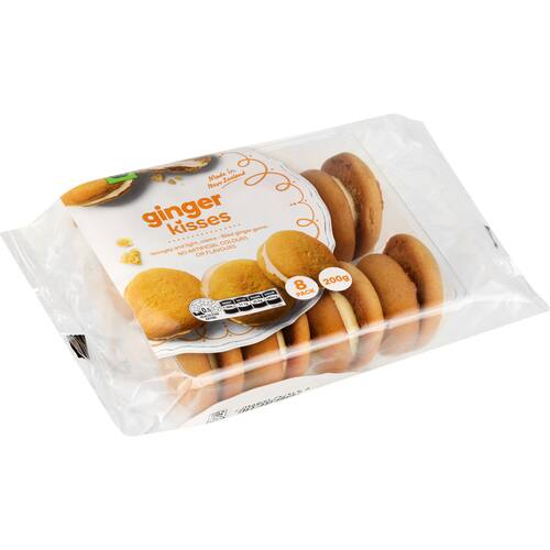 Woolworths Ginger Kisses 8pk | bunch
