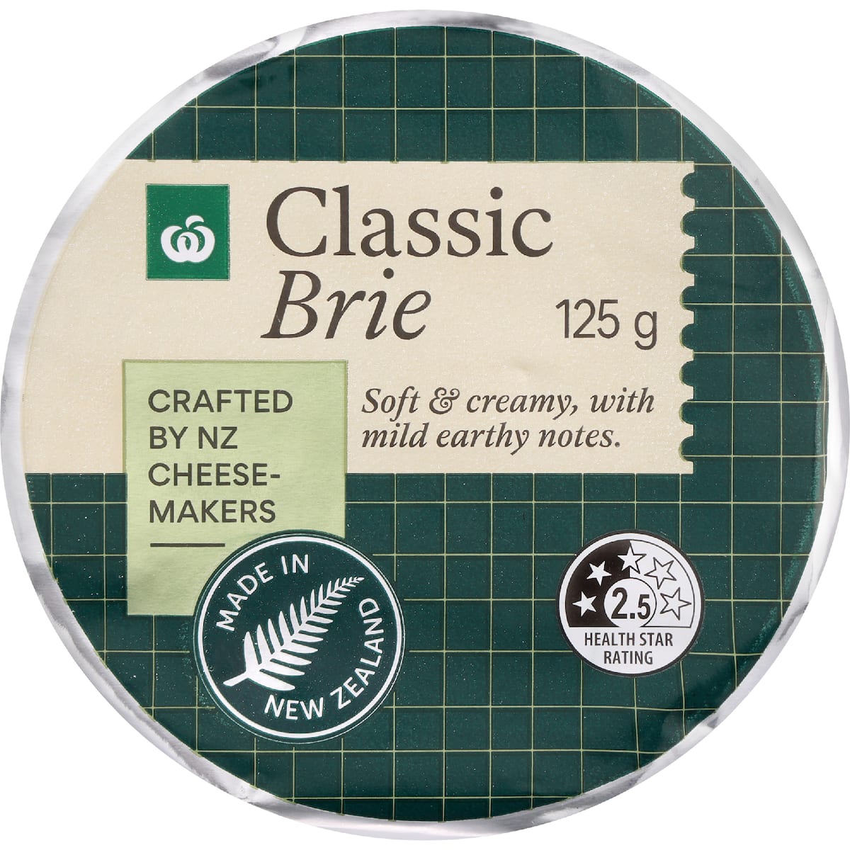 Woolworths Soft White Cheese Classic Brie Wheel | bunch