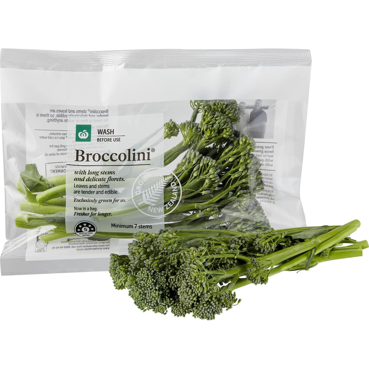 Woolworths Broccolini Large Bag EA | bunch