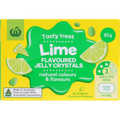 Woolworths Lime Jelly 85g | bunch