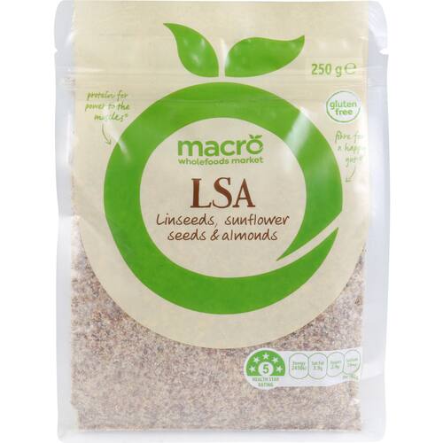 Macro Lsa Mix Linseed, Sunflower & Almond 250g | bunch