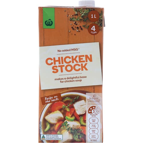 Woolworths Chicken Stock Liquid 1l | bunch