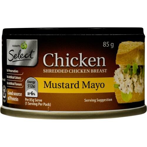 Woolworths Canned Chicken Mustard & Mayonnaise 85g | bunch