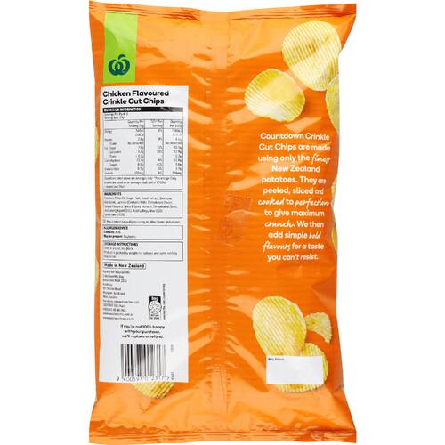 Woolworths Crinkle Cut Chips Chicken 150g | bunch